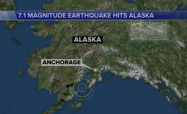 Magnitude 7.1 Alaska Earthquake Reported - TWB